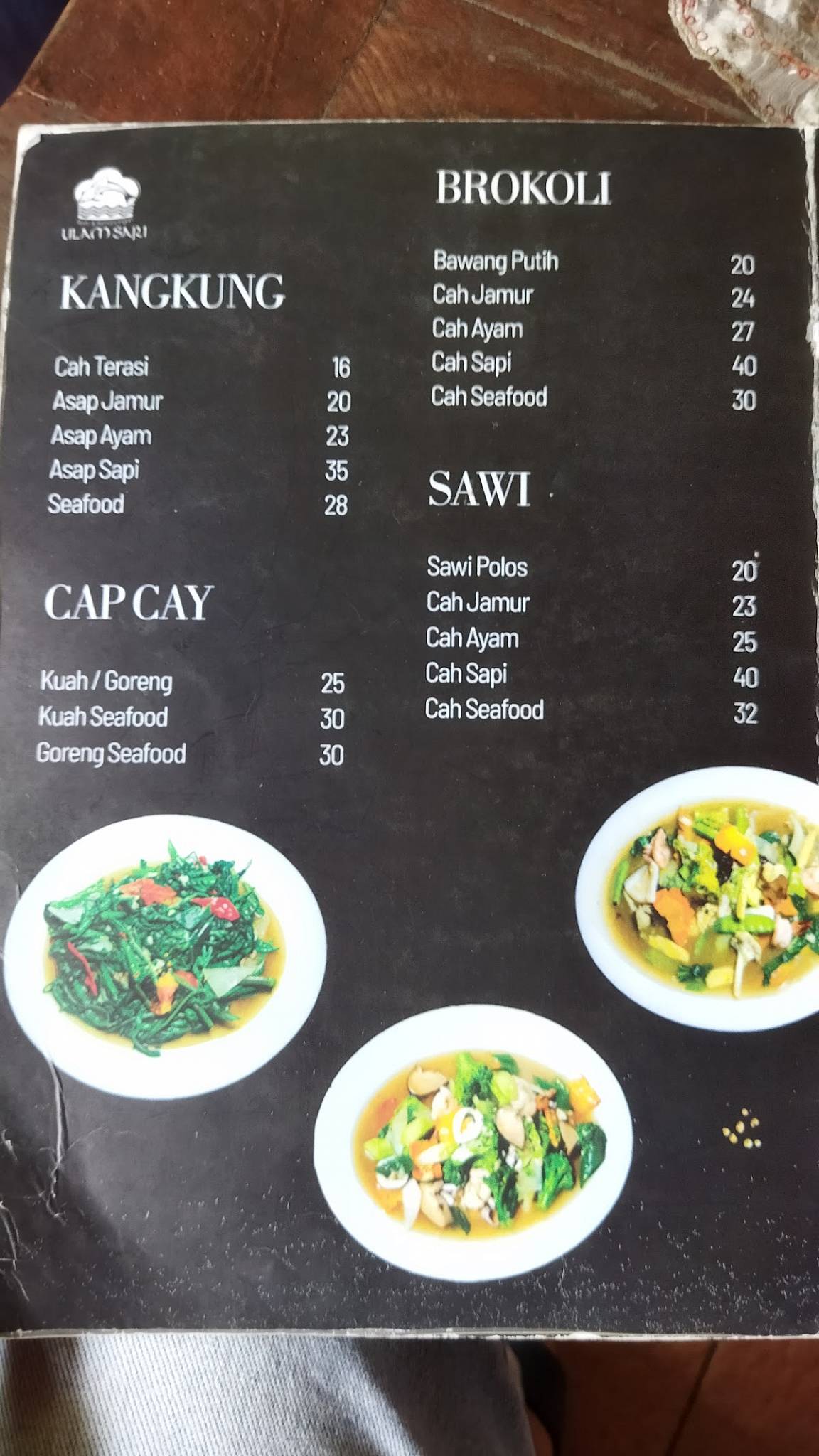 Carta del restaurante Ulam Sari Resto & Pemancingan, Kudus