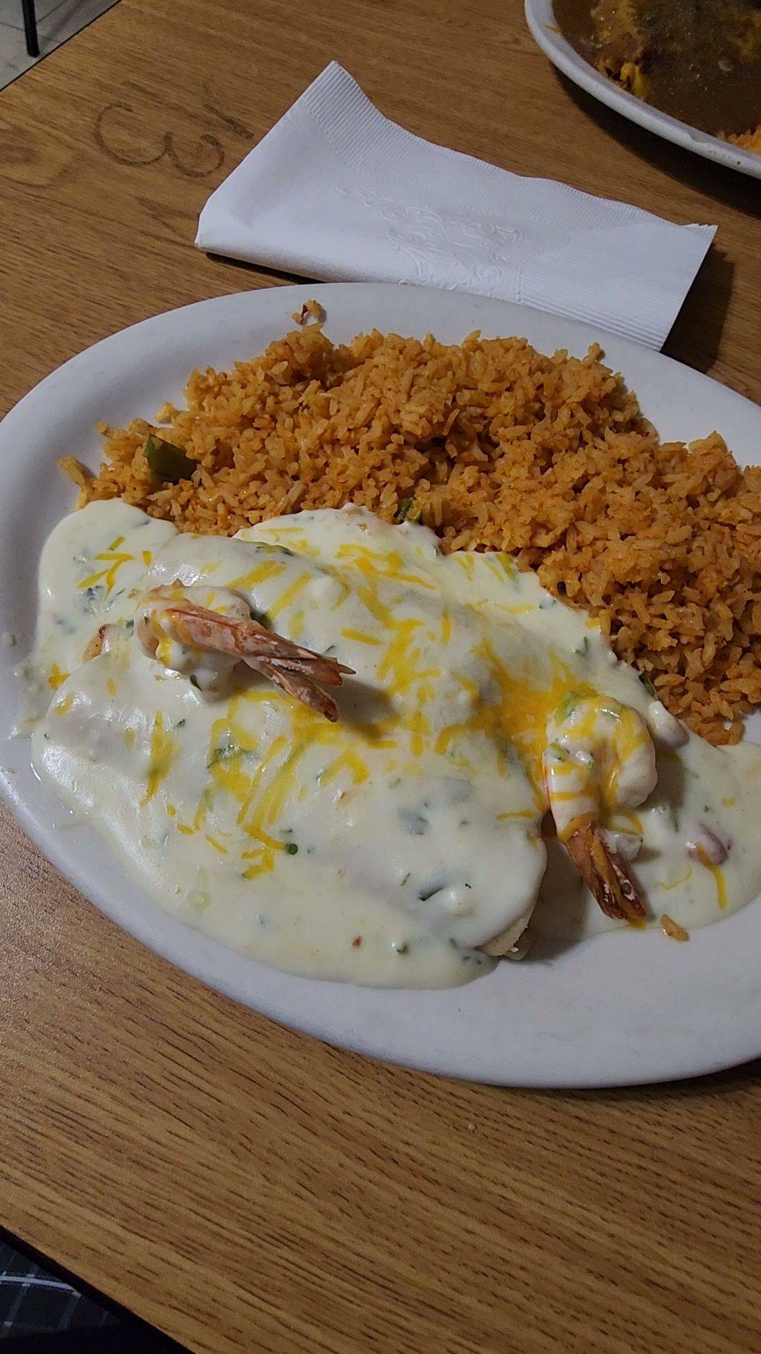 Menu at Uncle Juan's restaurant, Atlanta