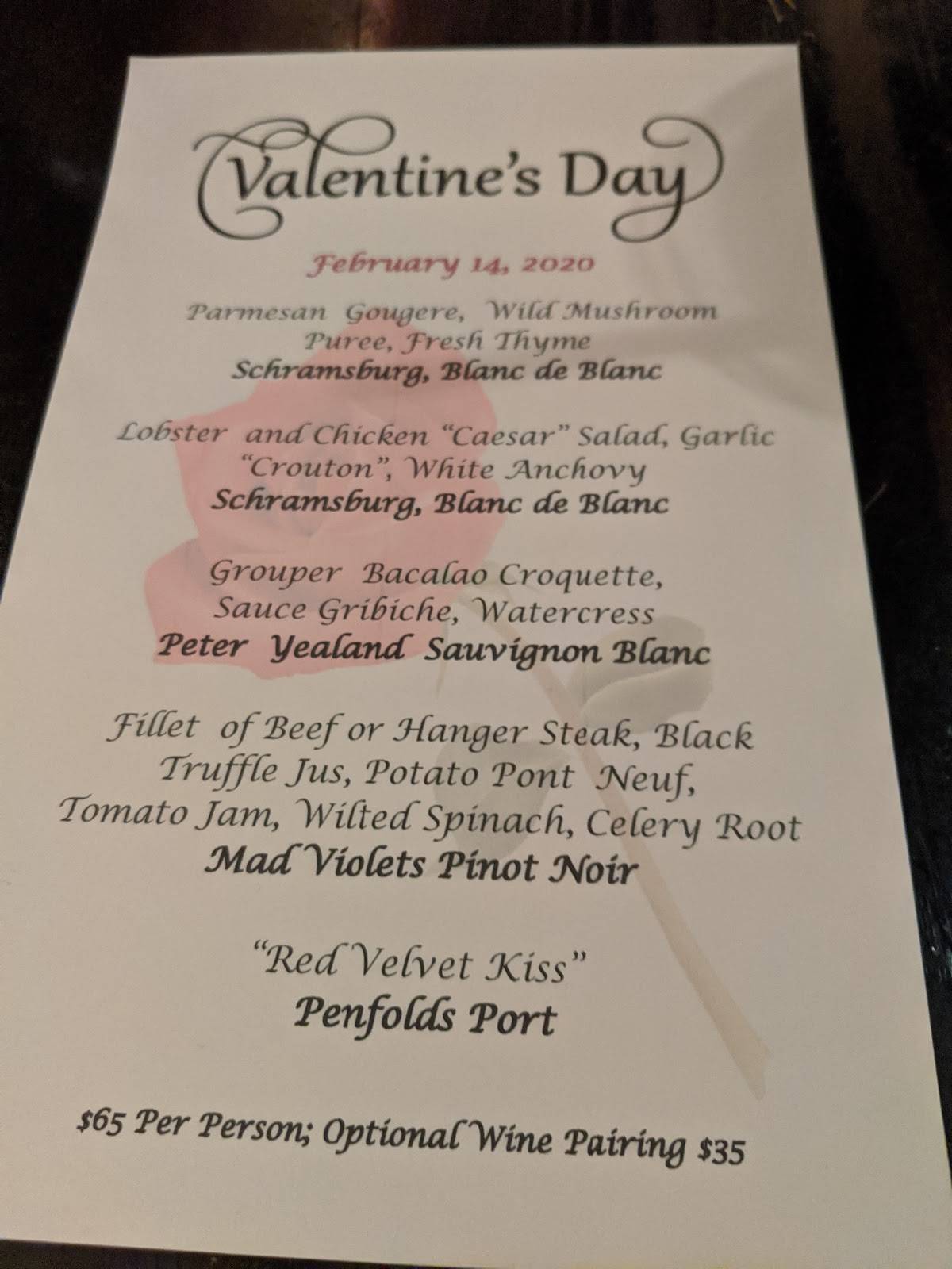 Menu at Union Public House, Pensacola, 36 E Garden St