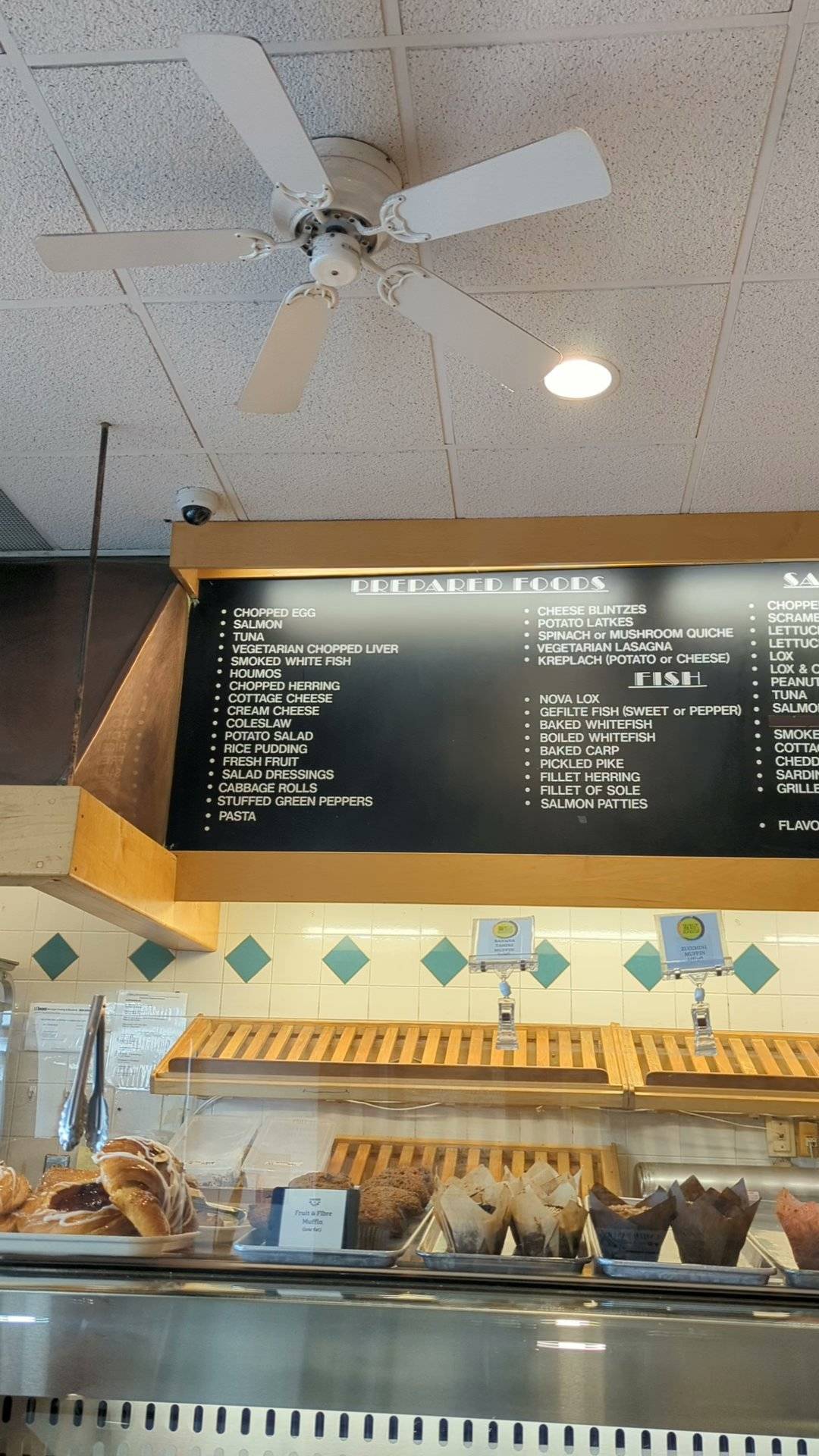 Menu at United Bakers Dairy Restaurant, Toronto