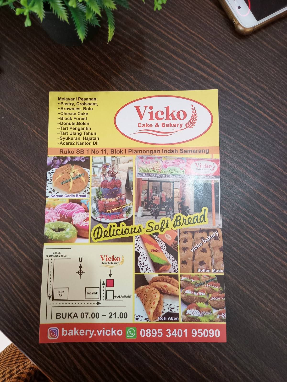 Menu at VICKO Cake & Bakery, Kangkung