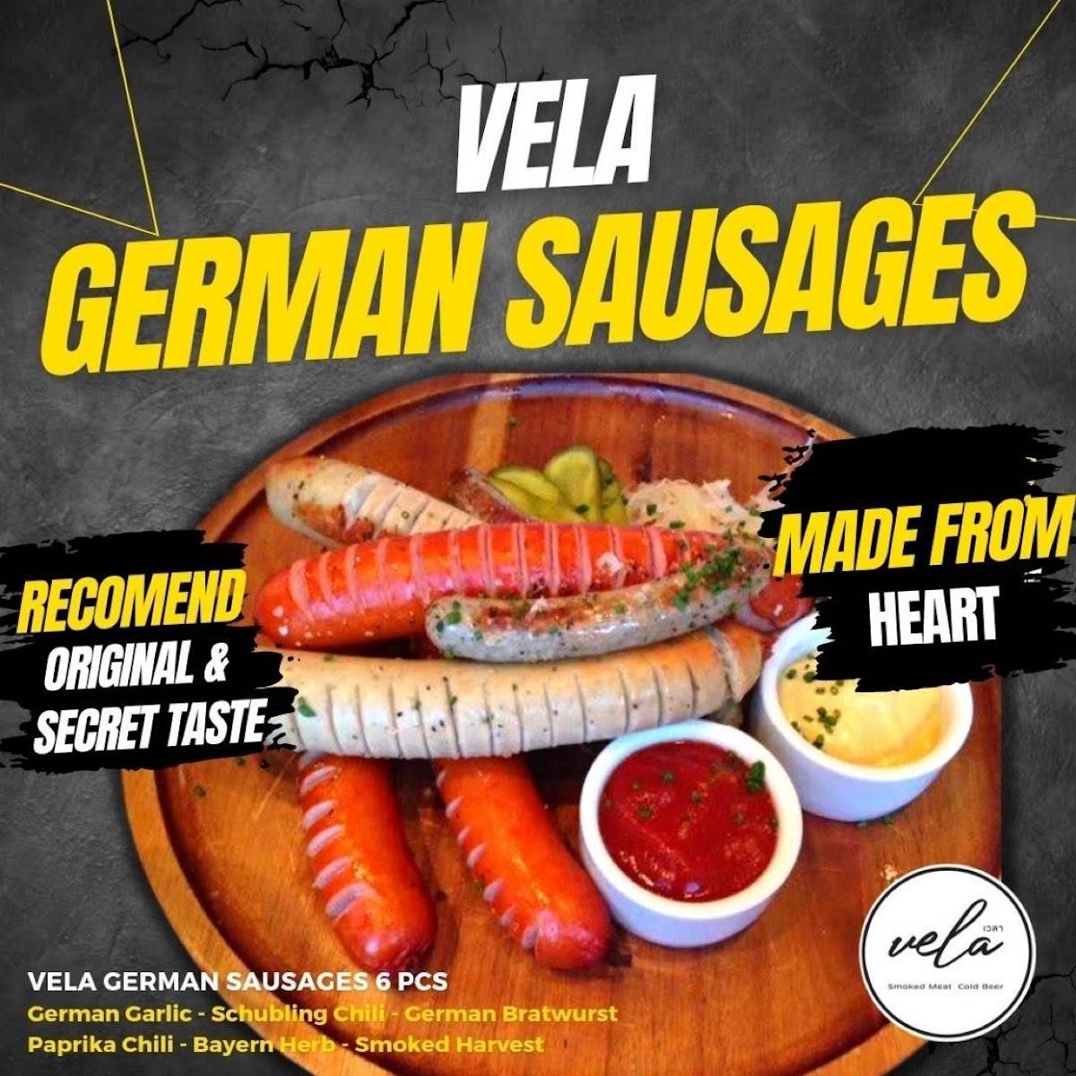 Menu at ร้าน Vela Low & Slow Cooked restaurant, Bangkok
