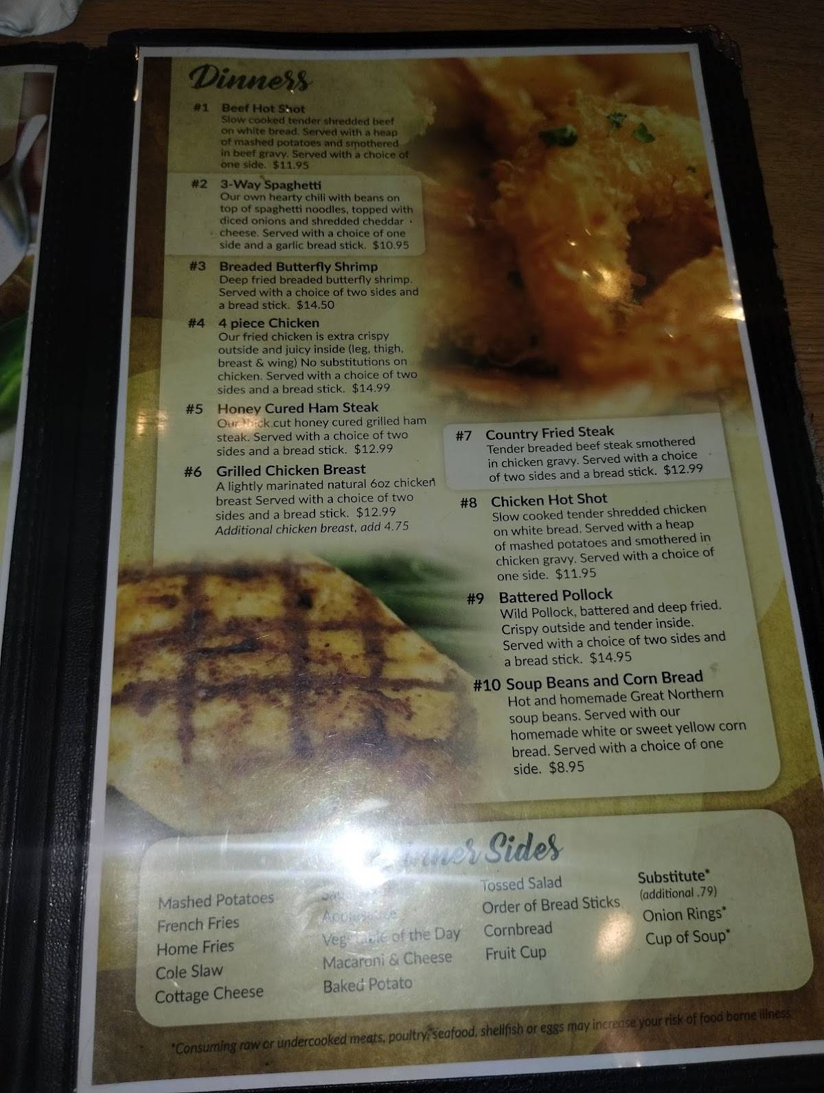 Menu at Village Family Restaurant, Waynesville