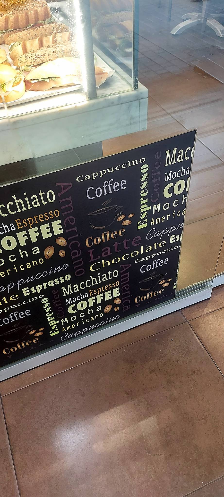Carta del café Vivari 2012 S C P, Badalona, Carrer del Francesc Layret