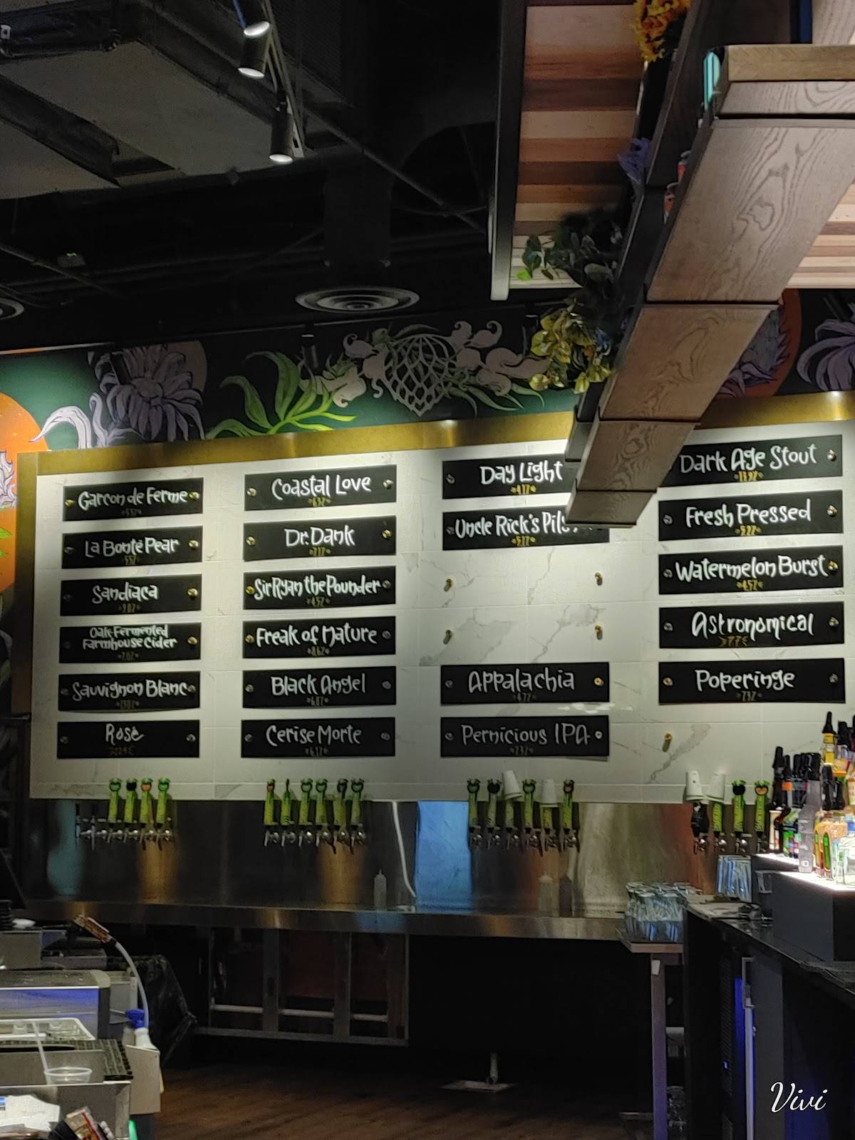 Menu at WICKED WEED SMOKEHOUSE restaurant, Cherokee