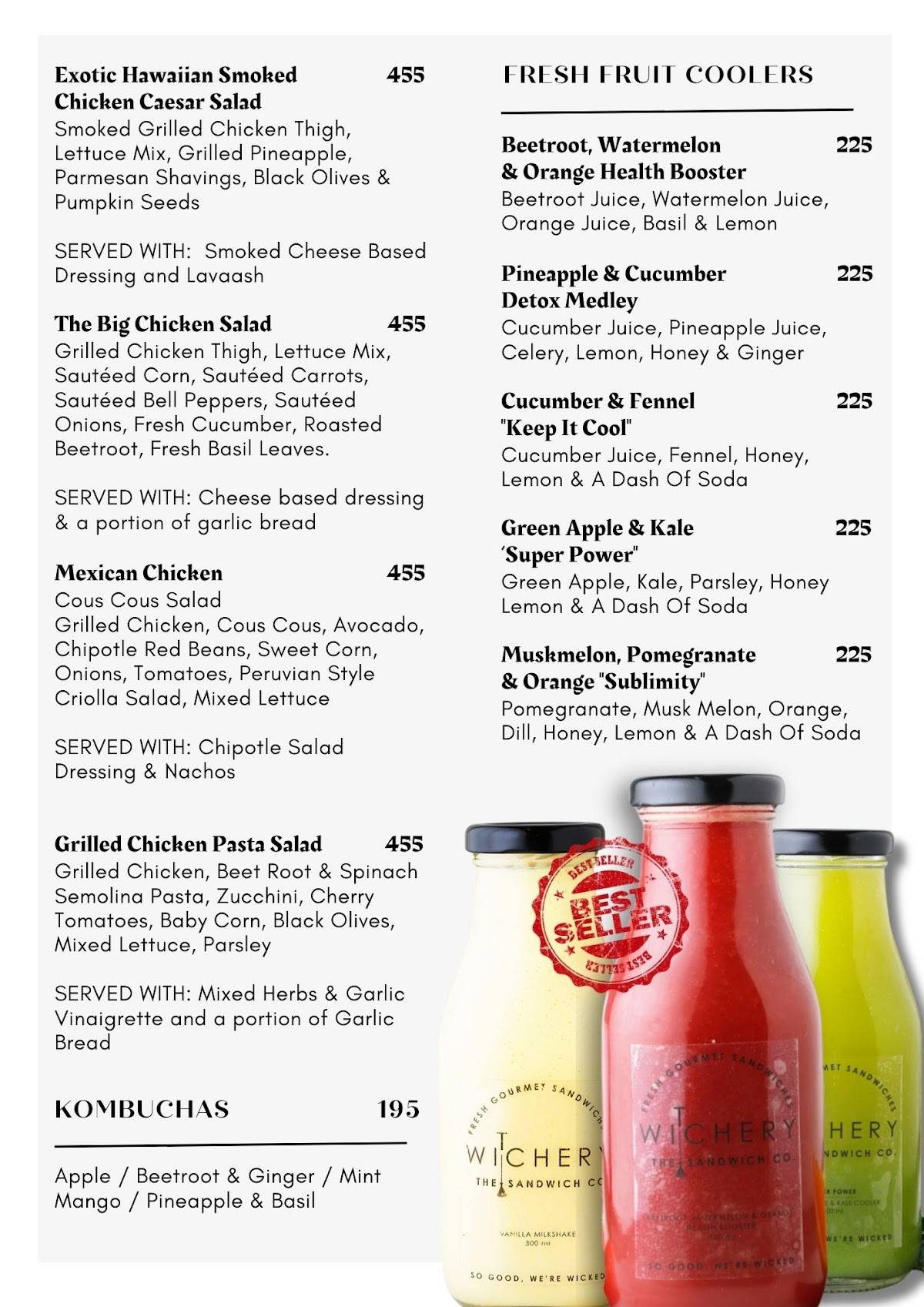 Menu at WITCHERY, THE SANDWICH CO., Gurugram, Shop No. DCT-143