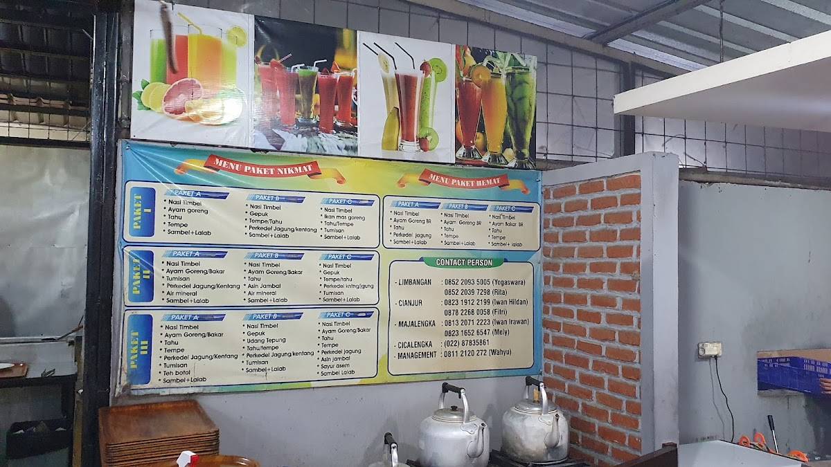 Menu at Warung Nasi Ampera Paramount Cicalengka restaurant, Indonesia ...