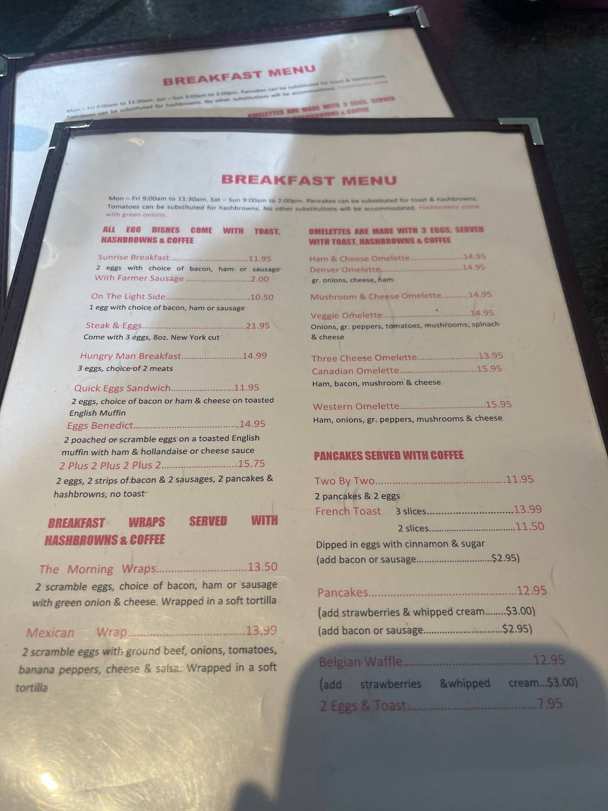 Menu at Western Pizza pizzeria, Regina, 346 University Park Dr
