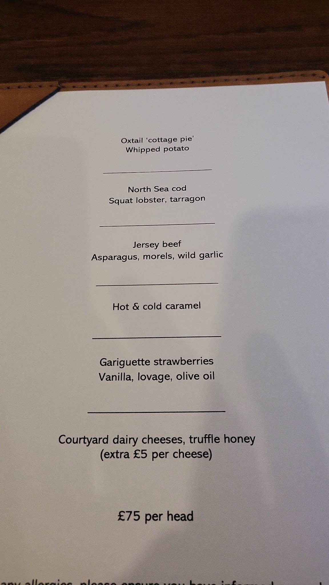 Menu at White Swan at Fence pub & bar, Burnley