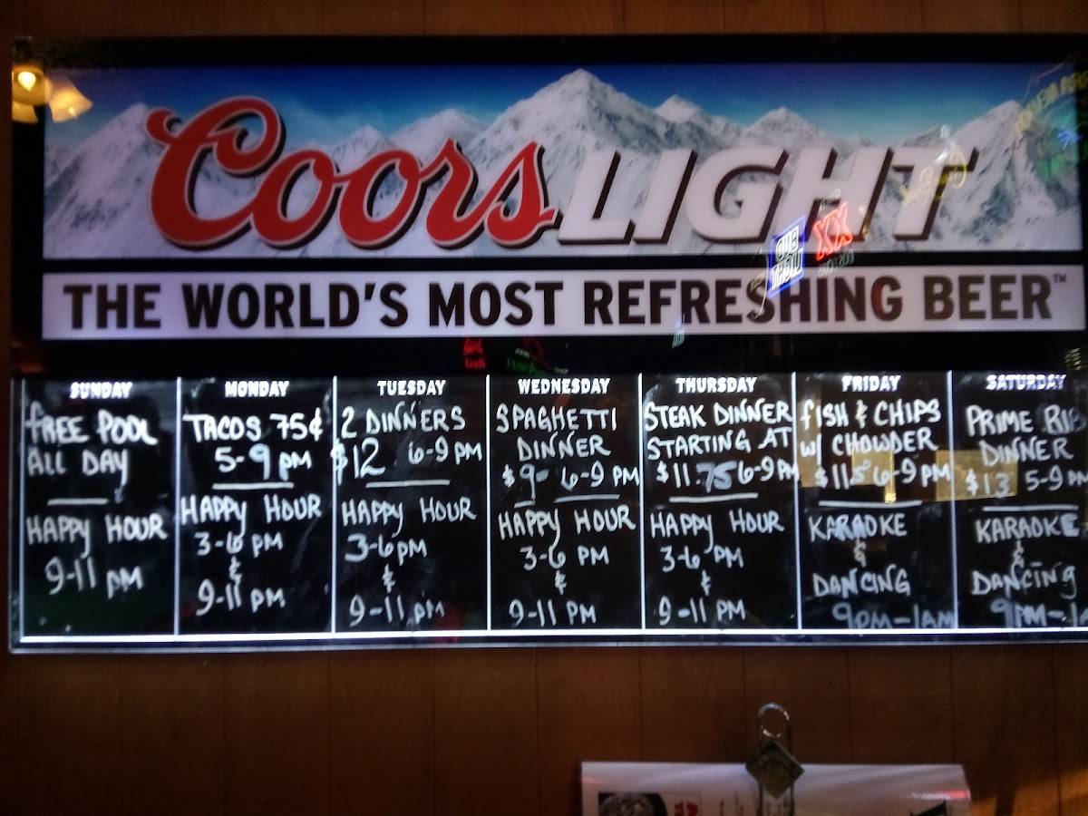 Menu at Wichita Bar & Grill, Oregon City
