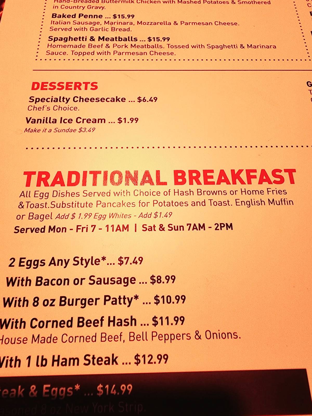 Menu at Winchell's Pub & Grill, Las Vegas, 199 E Warm Springs Rd