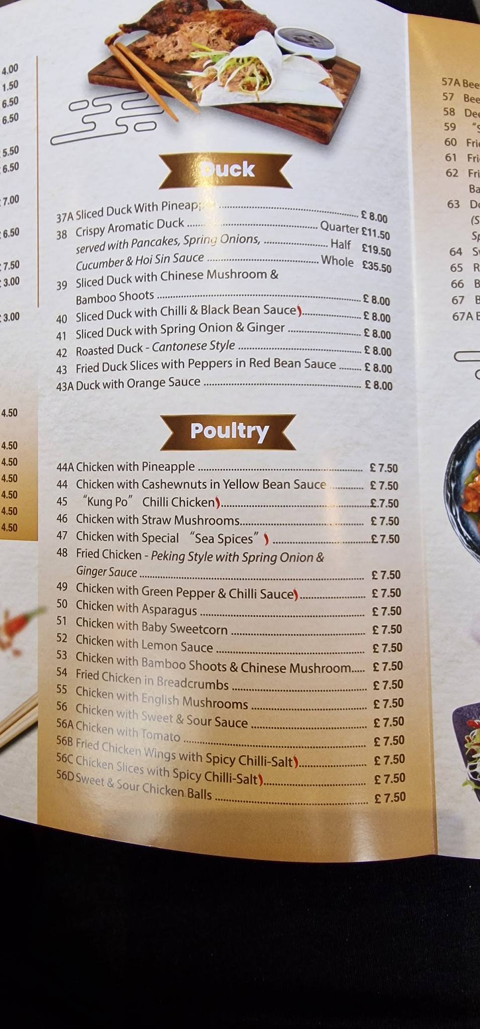 Menu at Wo Fat restaurant, Loughton, 270-272 High Rd