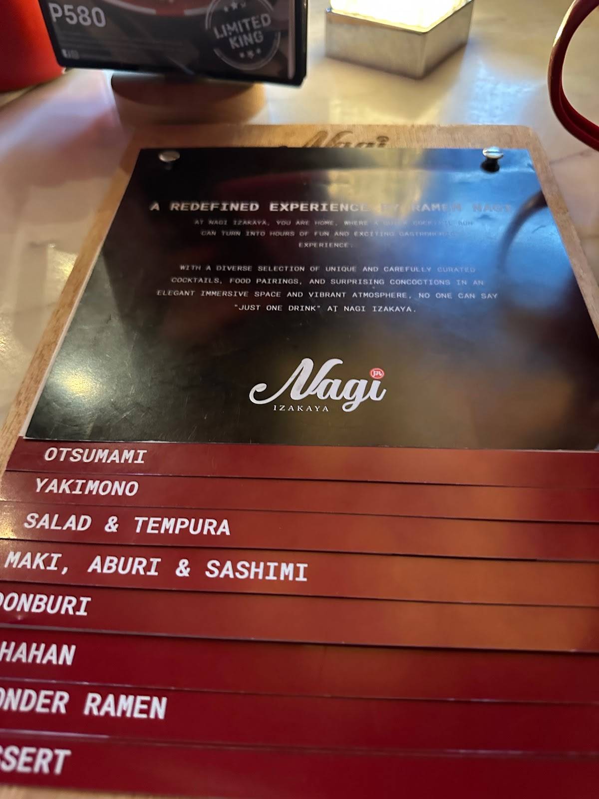 Menu at Wonder Bowl by Ramen Nagi restaurant, Taguig