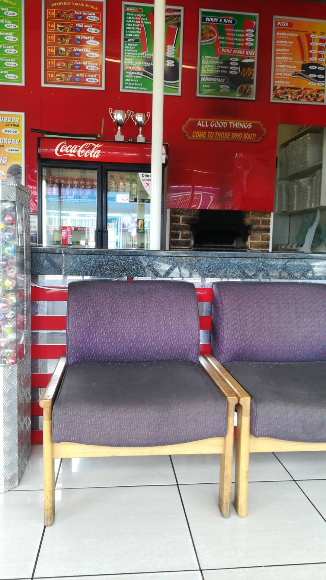 Menu at Yankys Burgers & Pizzas Randgate restaurant, Randfontein