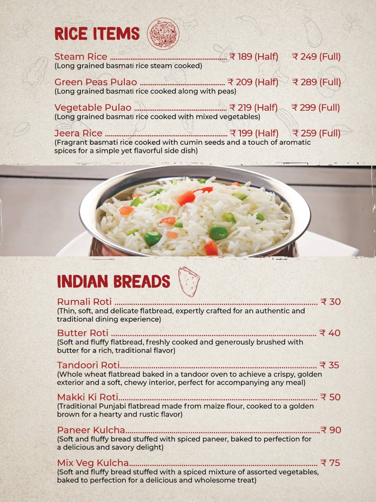 Menu at Zayka By The Hagrids Kitchen, Ernakulam
