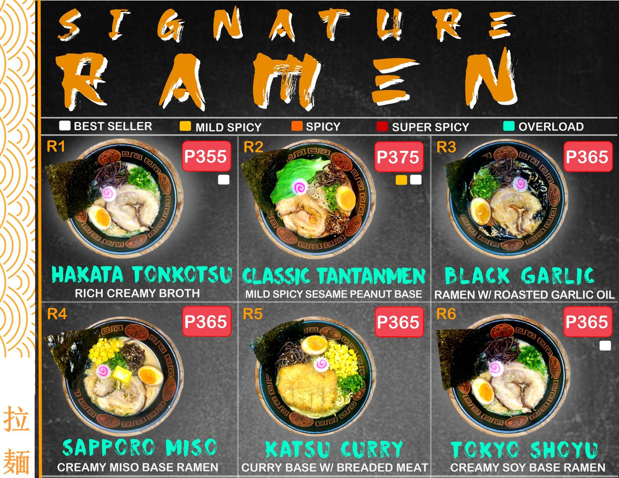 Menu at Zushi Me Lake View, Tagaytay restaurant, Tagaytay