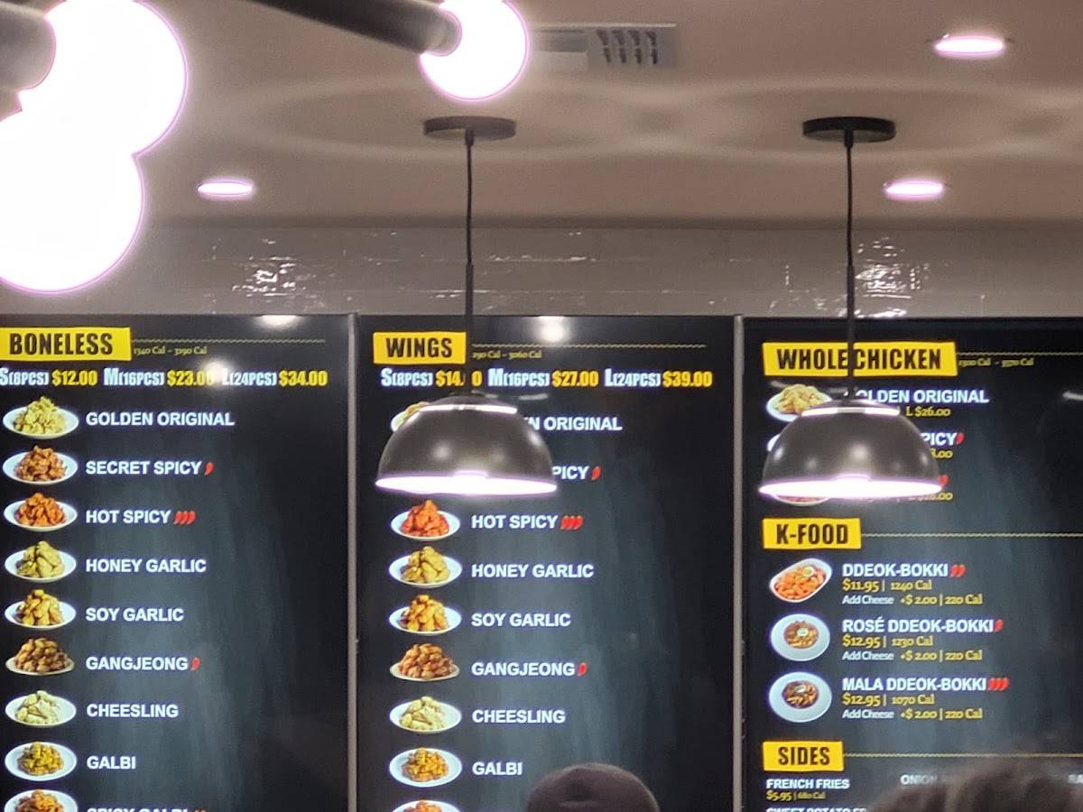 Menu at bb.q Chicken East Colonial restaurant, Orlando