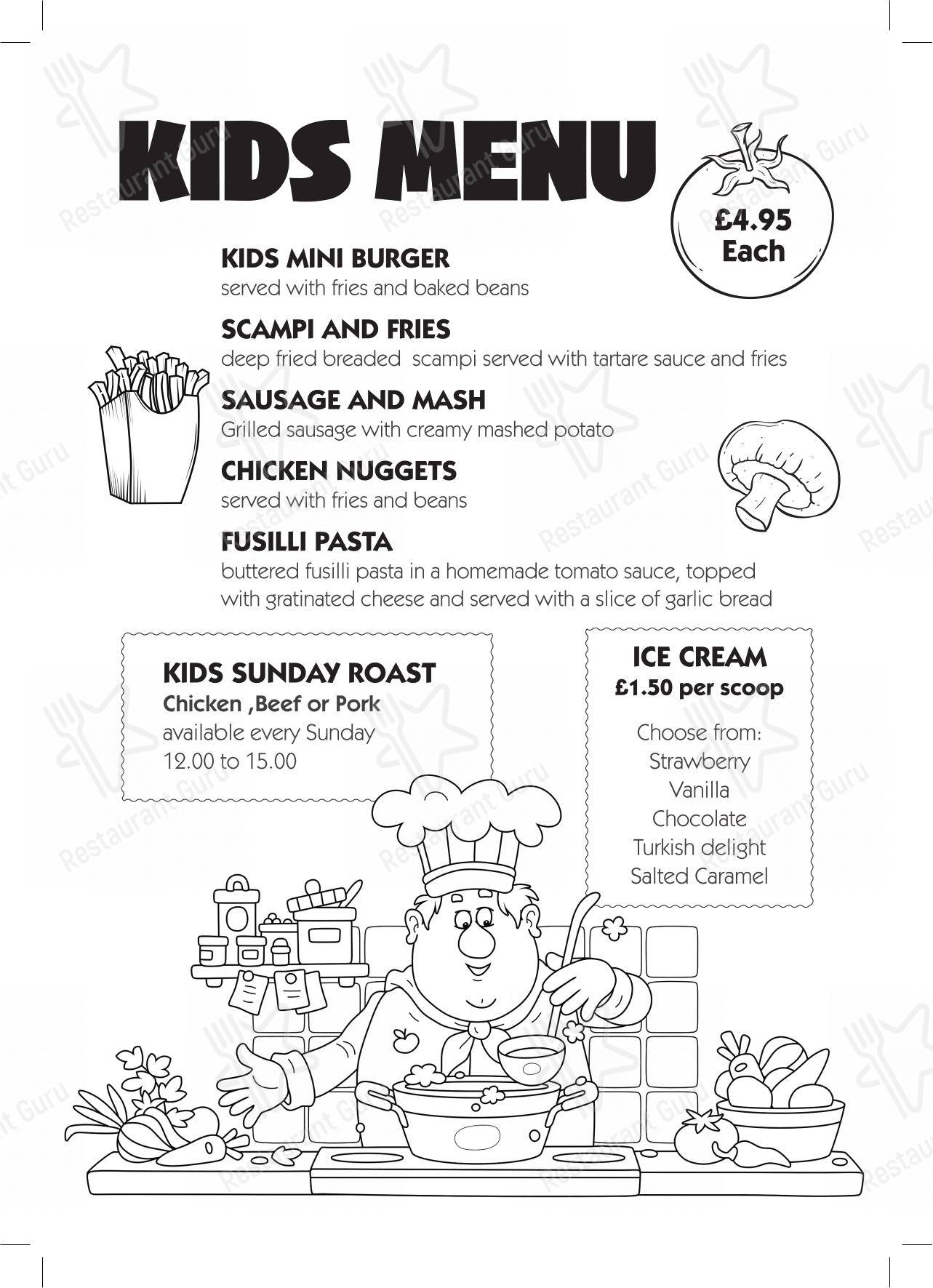 Menu at Mezze Downend restaurant, Bristol