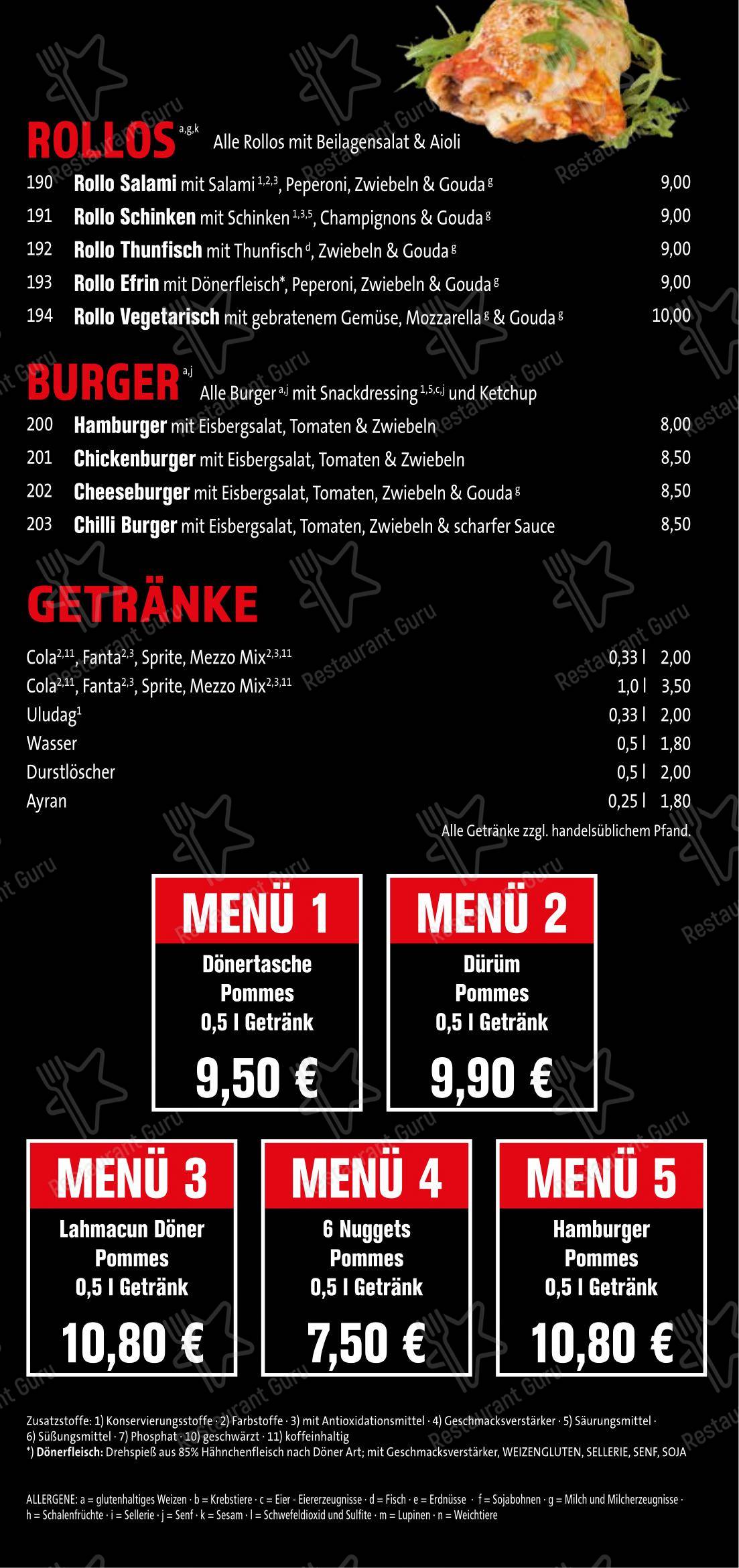 Speisekarte von Mr Grill pub & Bar, Wuppertal