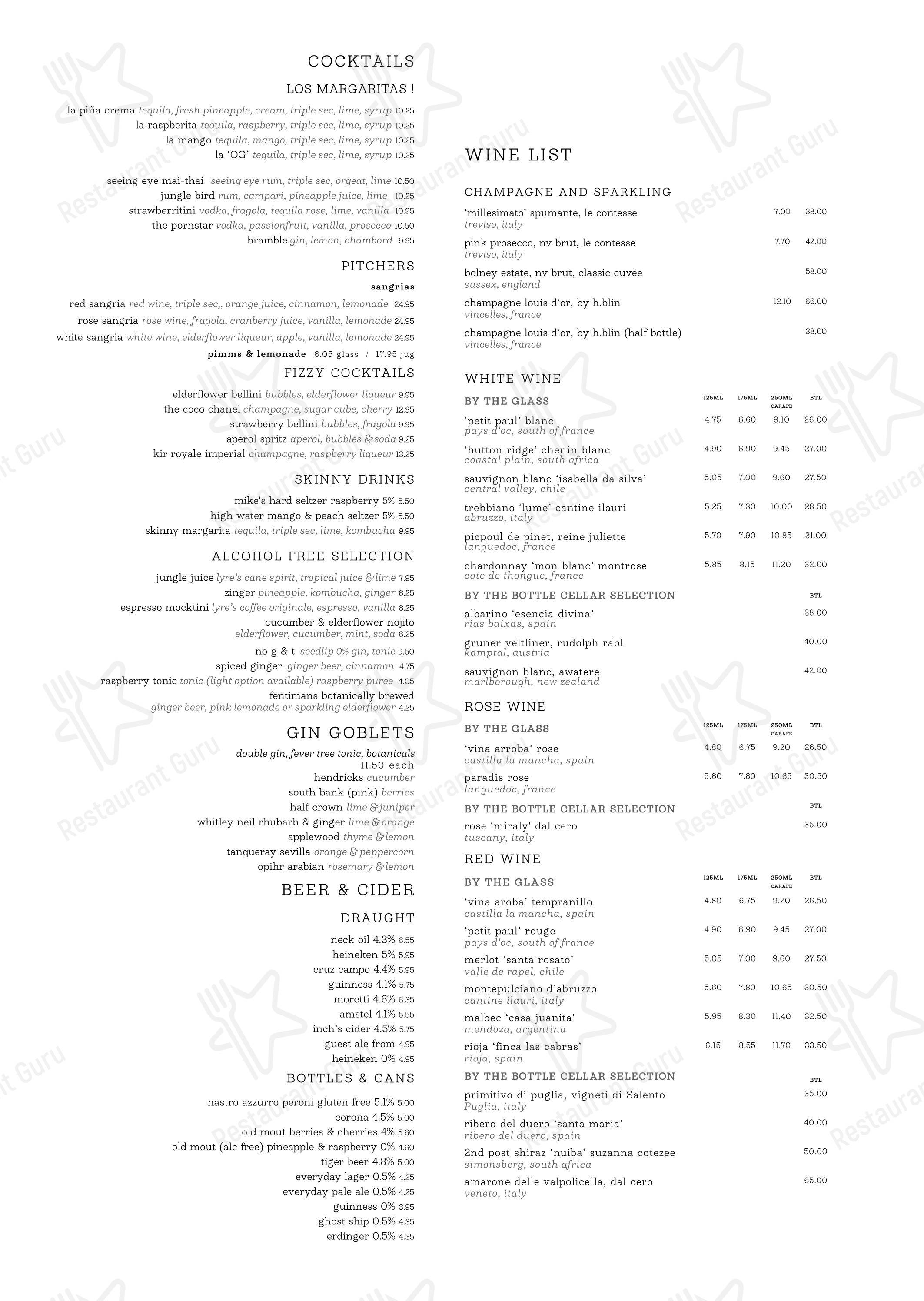Menu at The Crown pub & bar, Henlow, 2 High St