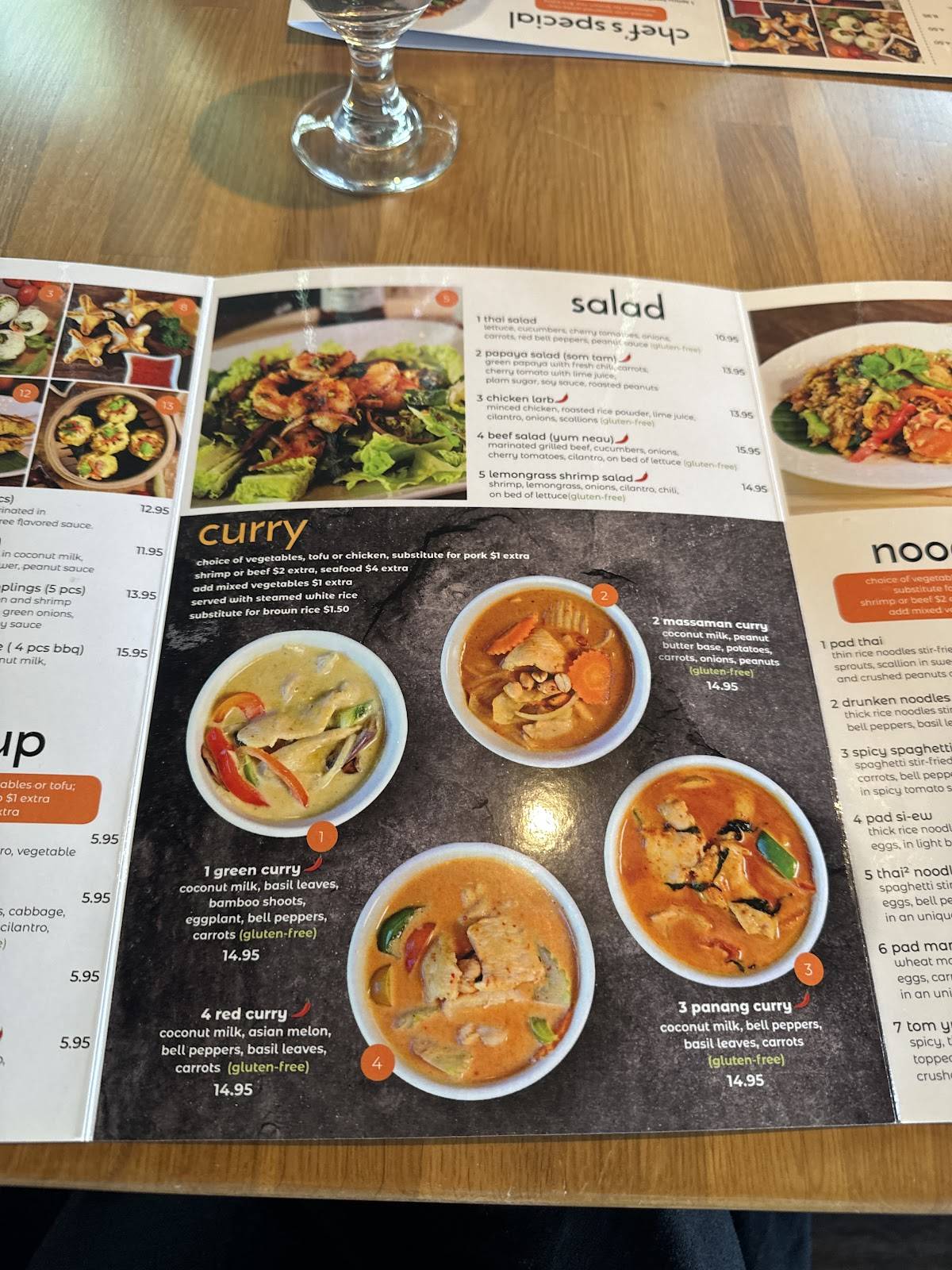 Menu at thai squared (johns creek) BBQ, Johns Creek, McGinnis Ferry Rd #115