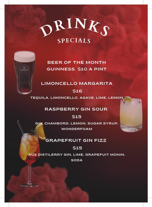 Menu at two40three Bar & Grill, Morley