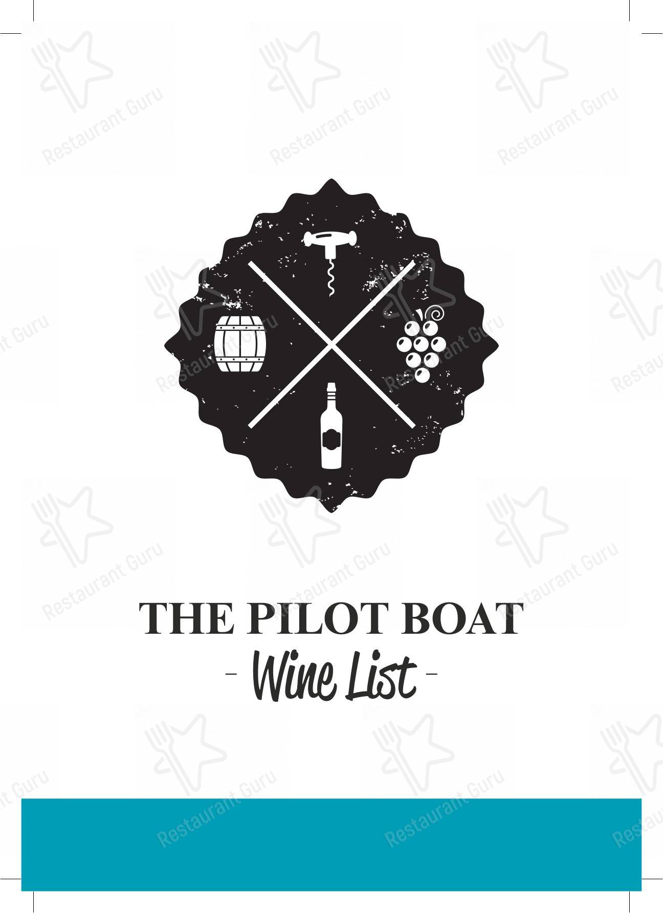 Menu at Pilot Boat pub & bar, Wallasey