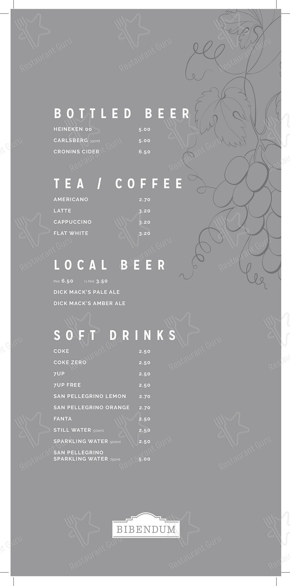 Menu at The Fish Box / Flannery's Seafood Bar, Dingle
