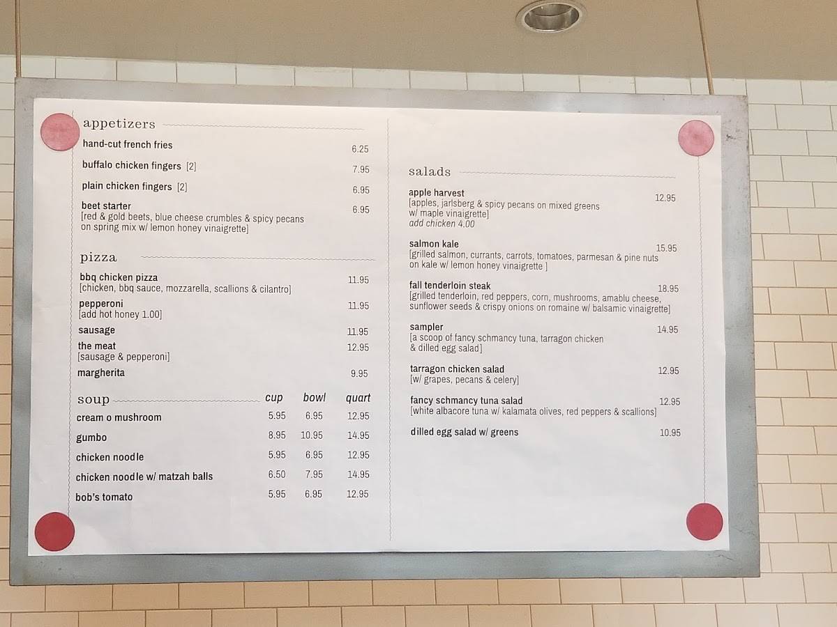 Menu at yum! Kitchen and Bakery, Minneapolis