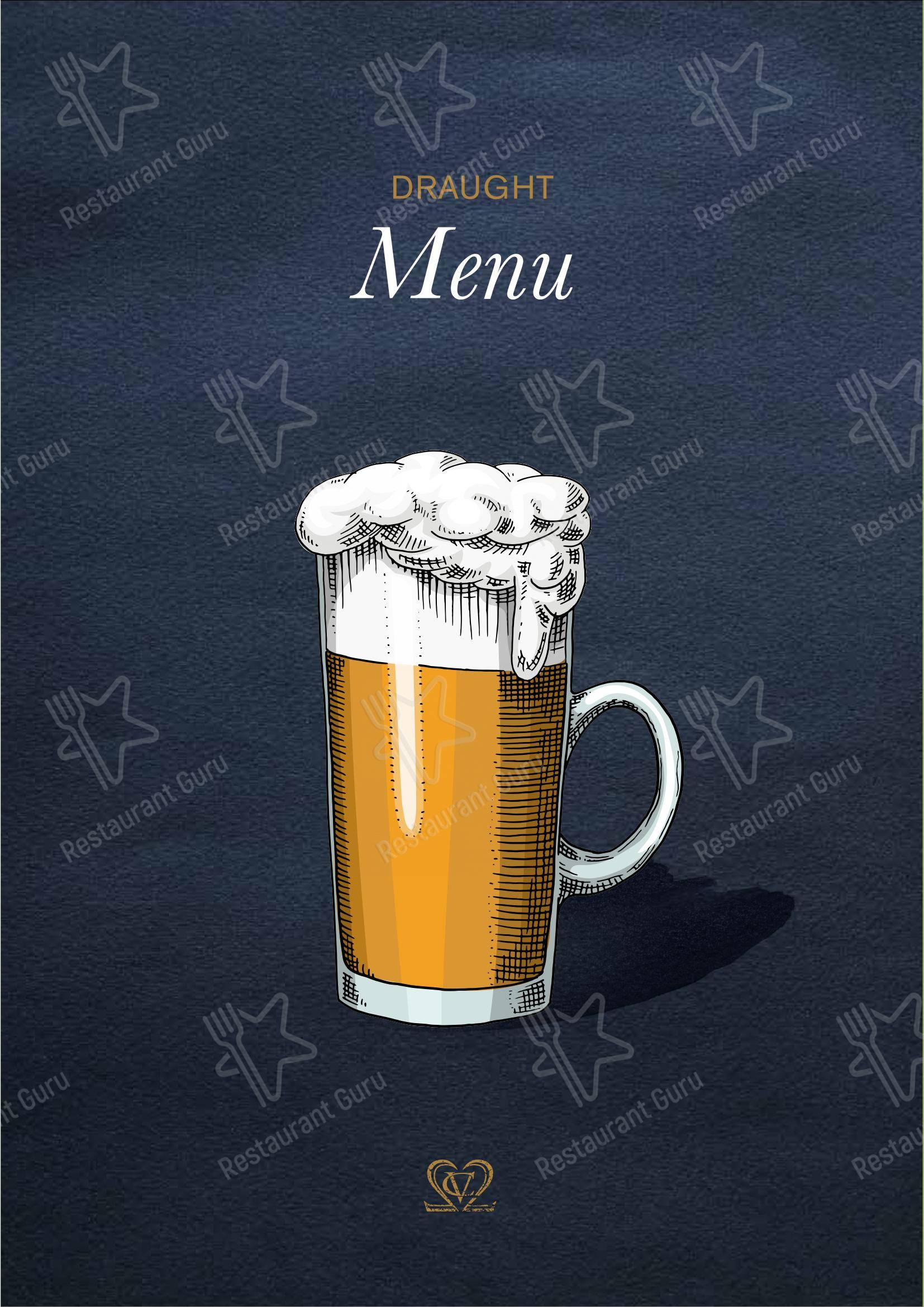 Menu at INSIDE THE 22 X CV22 restaurant, Rugby