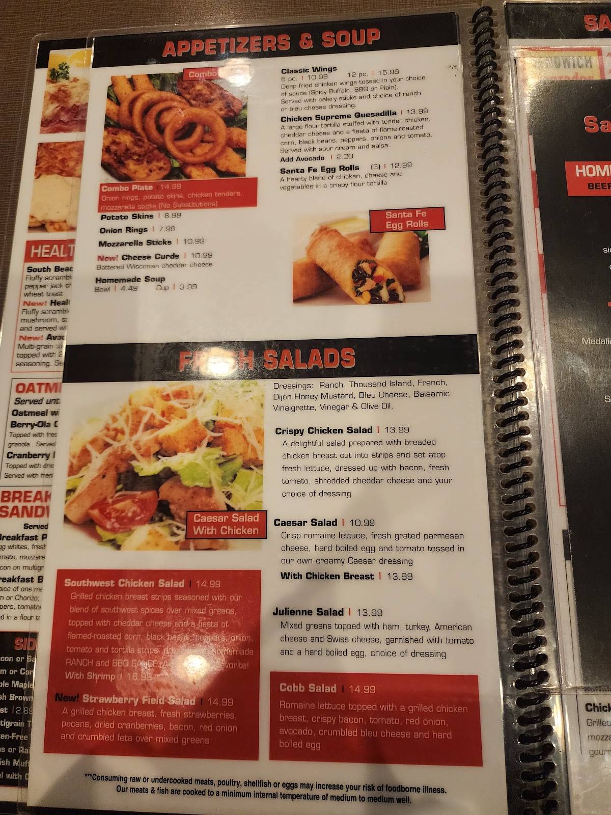 Menu at 3 Brothers Restaurant, Woodstock