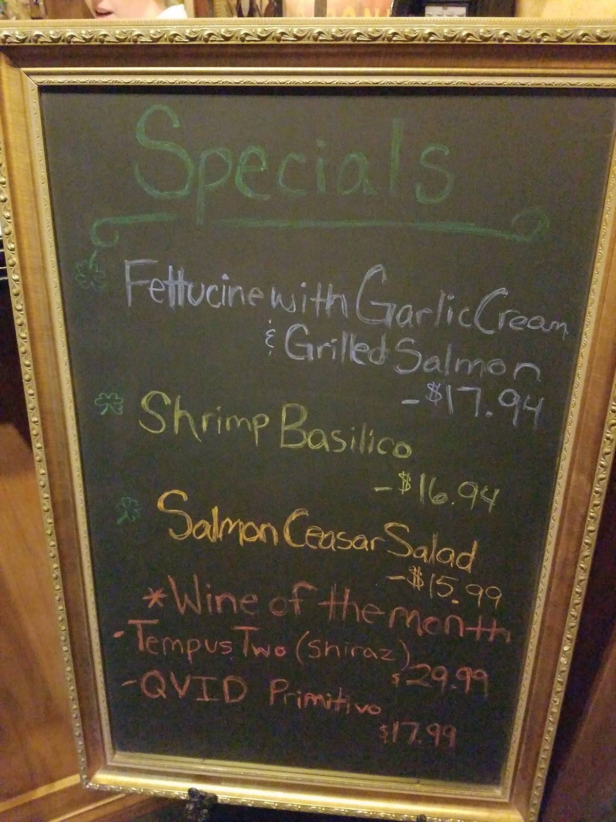 Menu at 3 Joe's Pizzeria and Trattoria, Piqua