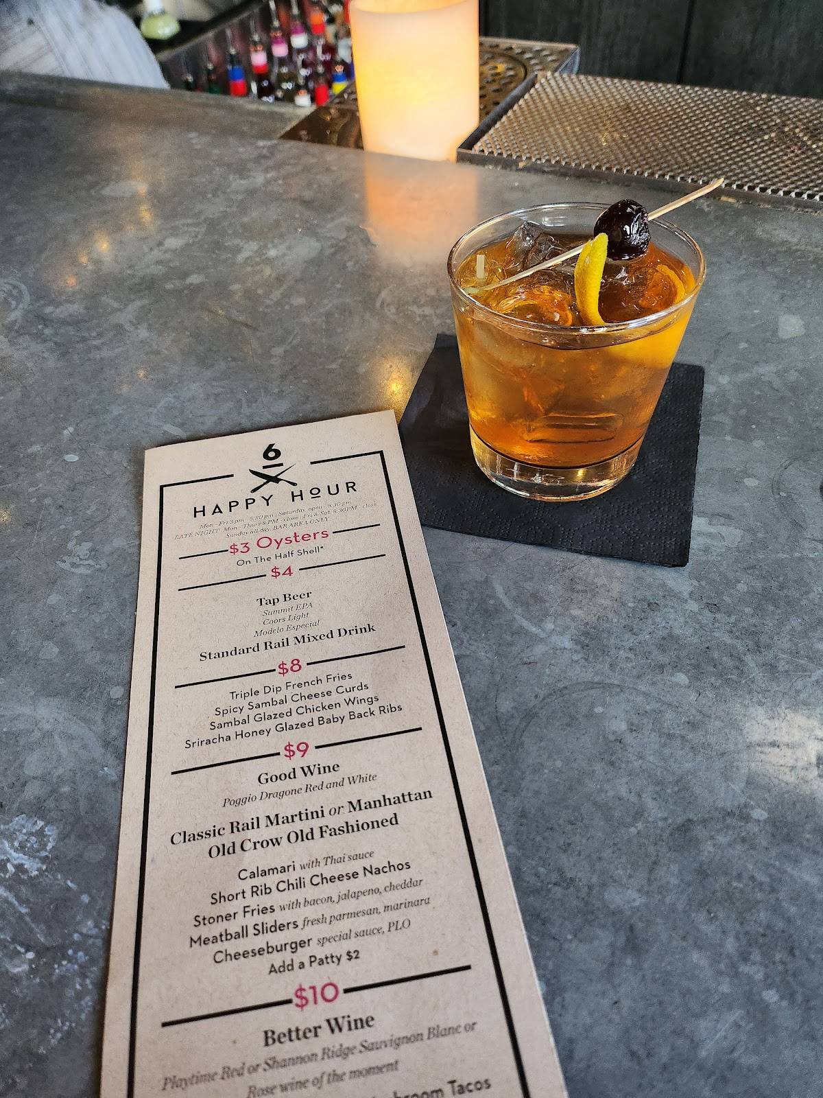 Menu at 6Smith pub & bar, Wayzata