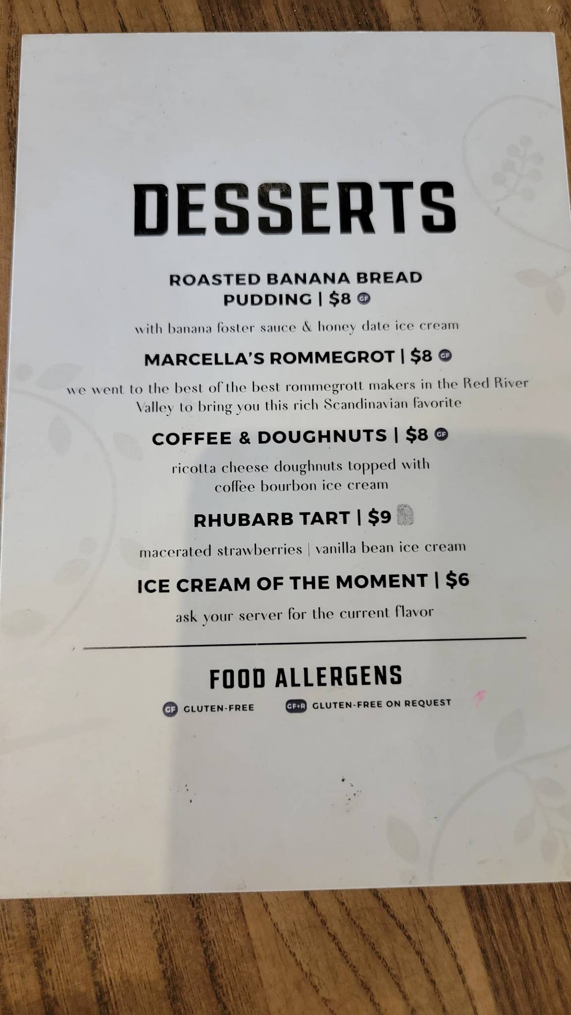 Menu at 701 Eateries (Prairie Kitchen & Camp Lonetree) pub & bar, Fargo