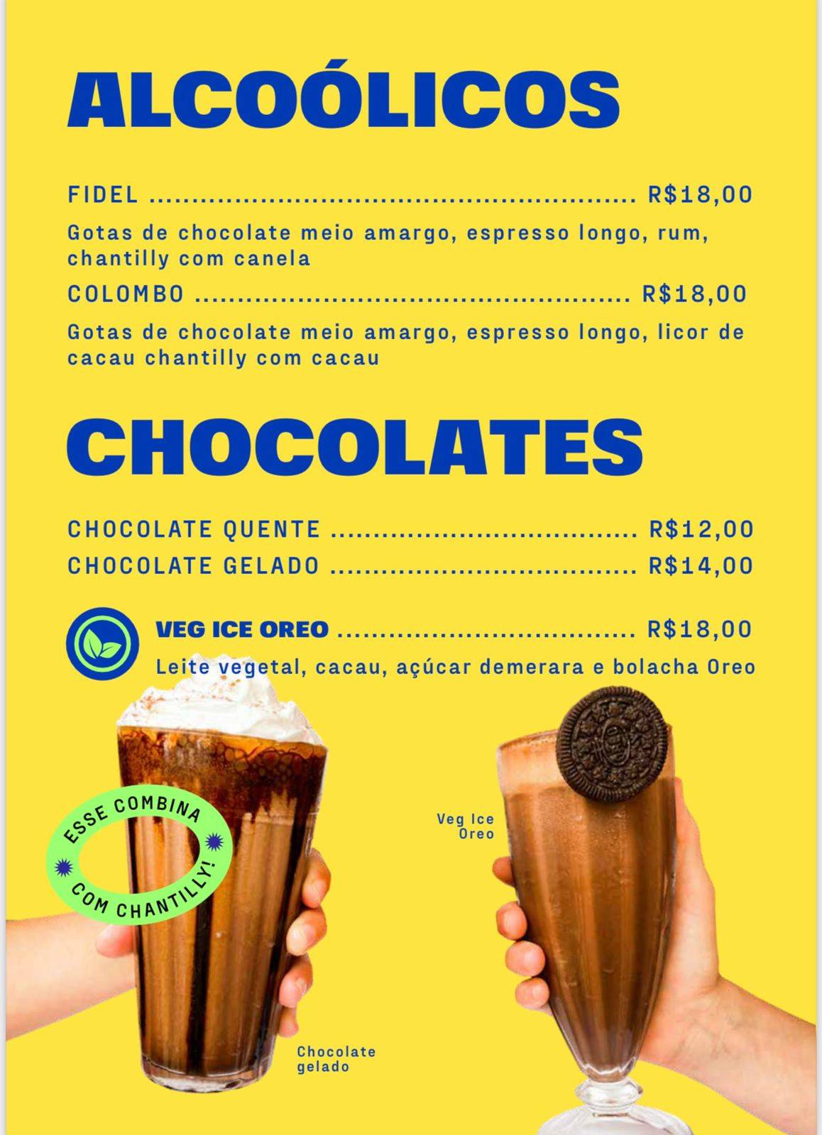 Menu em AP! Café Retrô, Joinville, Rua Ministro Calógeras nº 840