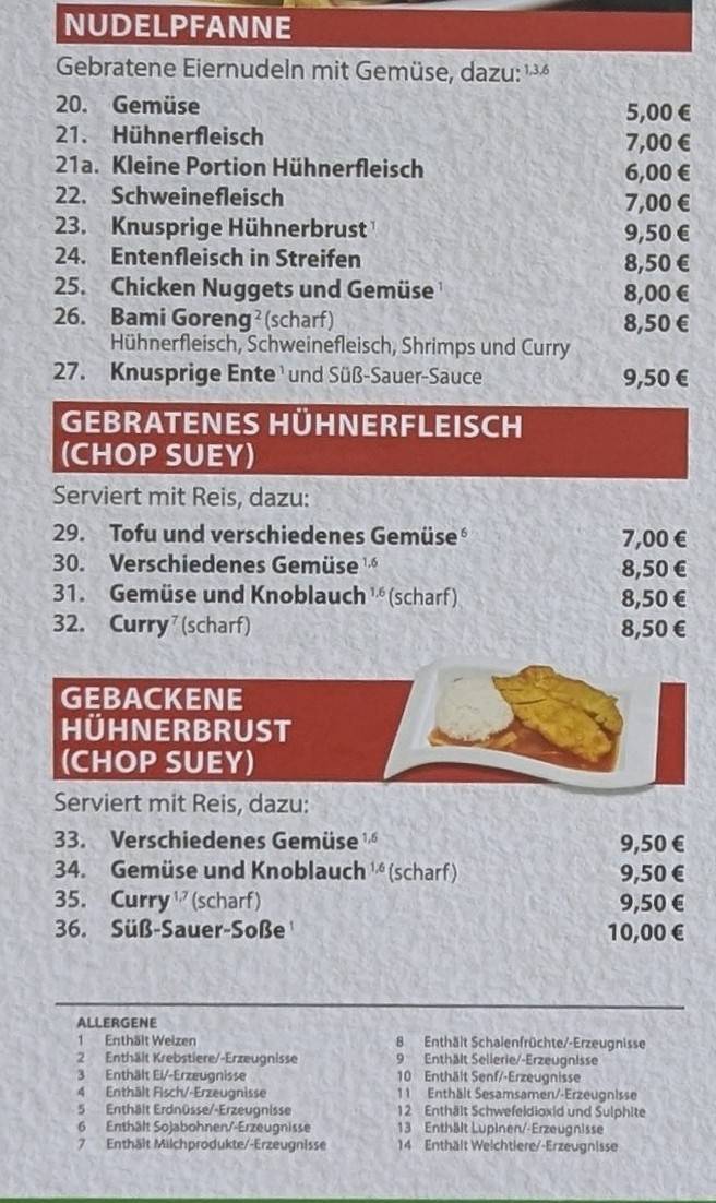 Menu at ASIA EURO DÖNER IMBISS, Prenzlau