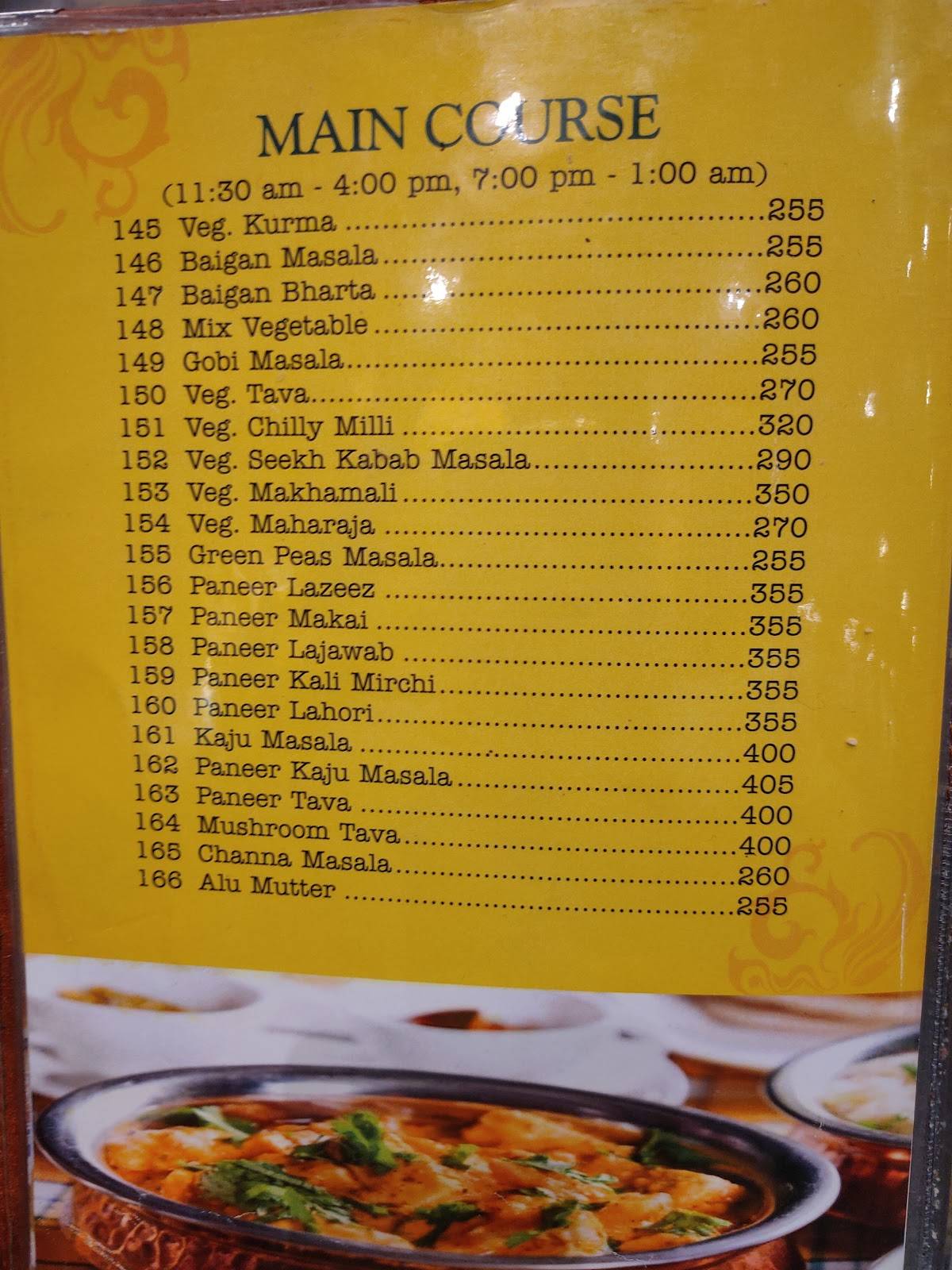 Menu at Achija, Navi Mumbai, Achija Veg Restaurant
