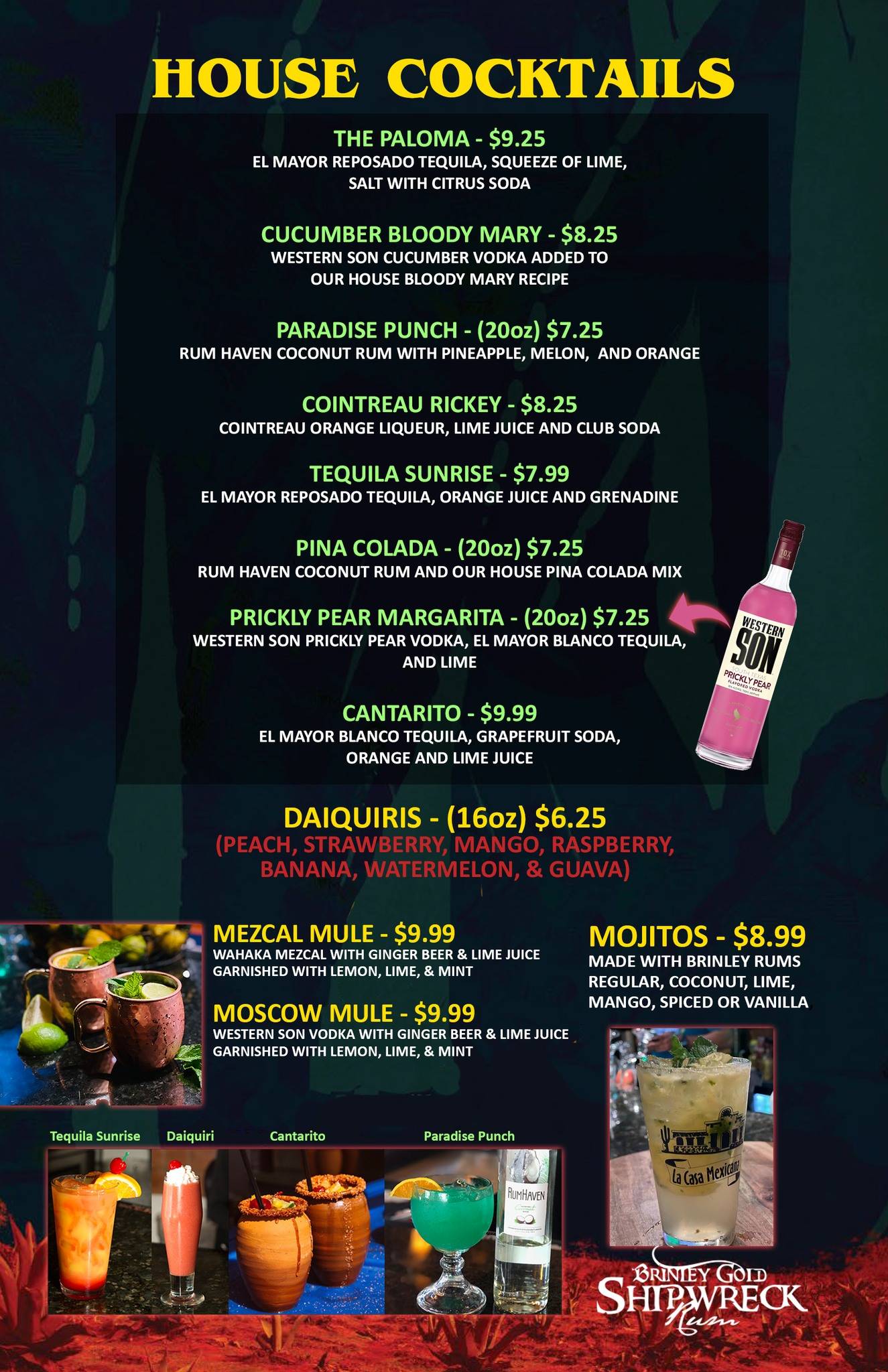 Menu at Agavero Grill & Cantina restaurant, Collinsville