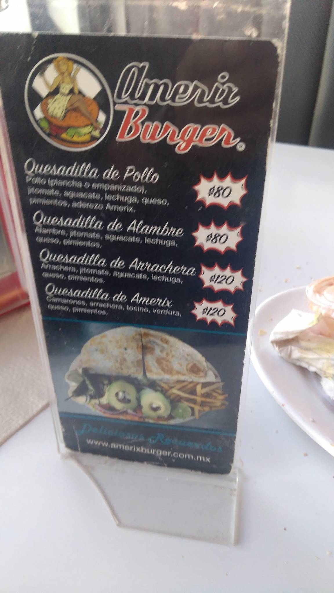 Carta del restaurante Amerix Burger Convención, Aguascalientes, Av ...