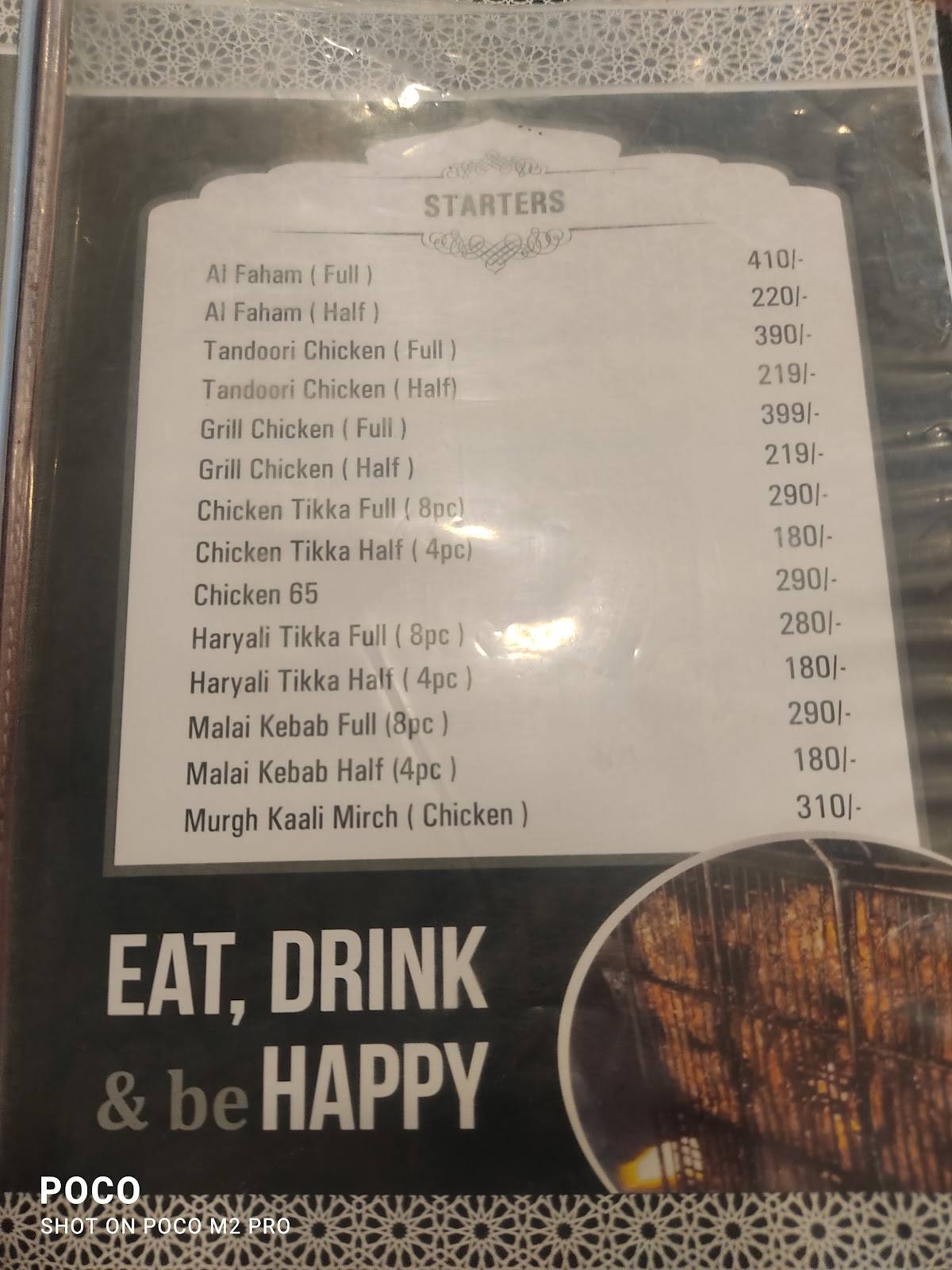 Menu at Al Zara Mandi Arabian Restaurant, Bengaluru, 147