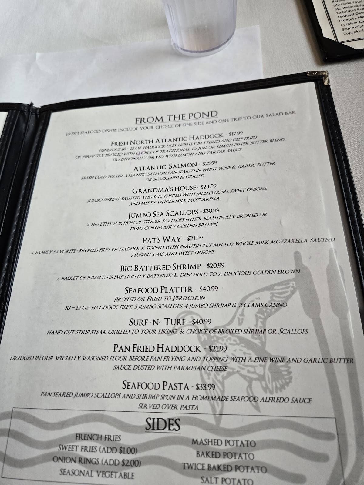 Menu at Alabama Hotel pub & bar, Basom, Lewiston Rd