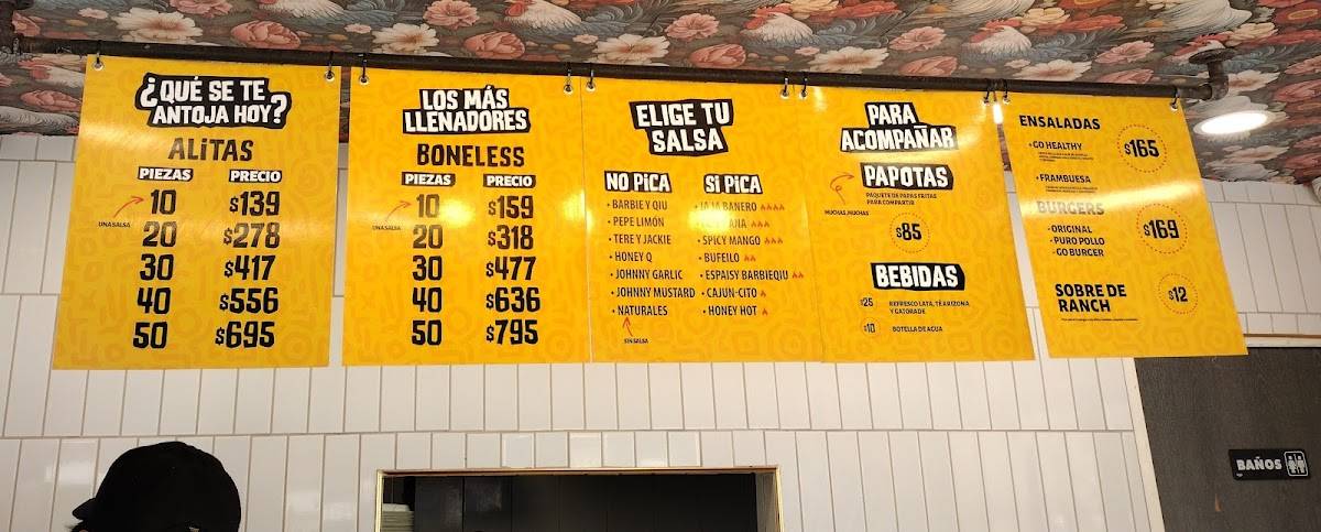Menu at Alitas To GO restaurant, Ciudad Juarez, C. Melquiades Alanís 6403