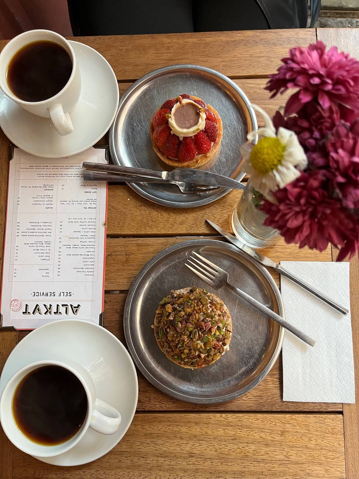 Menu at Altkat Coffee Community, Istanbul, Dalga Sk. No:19