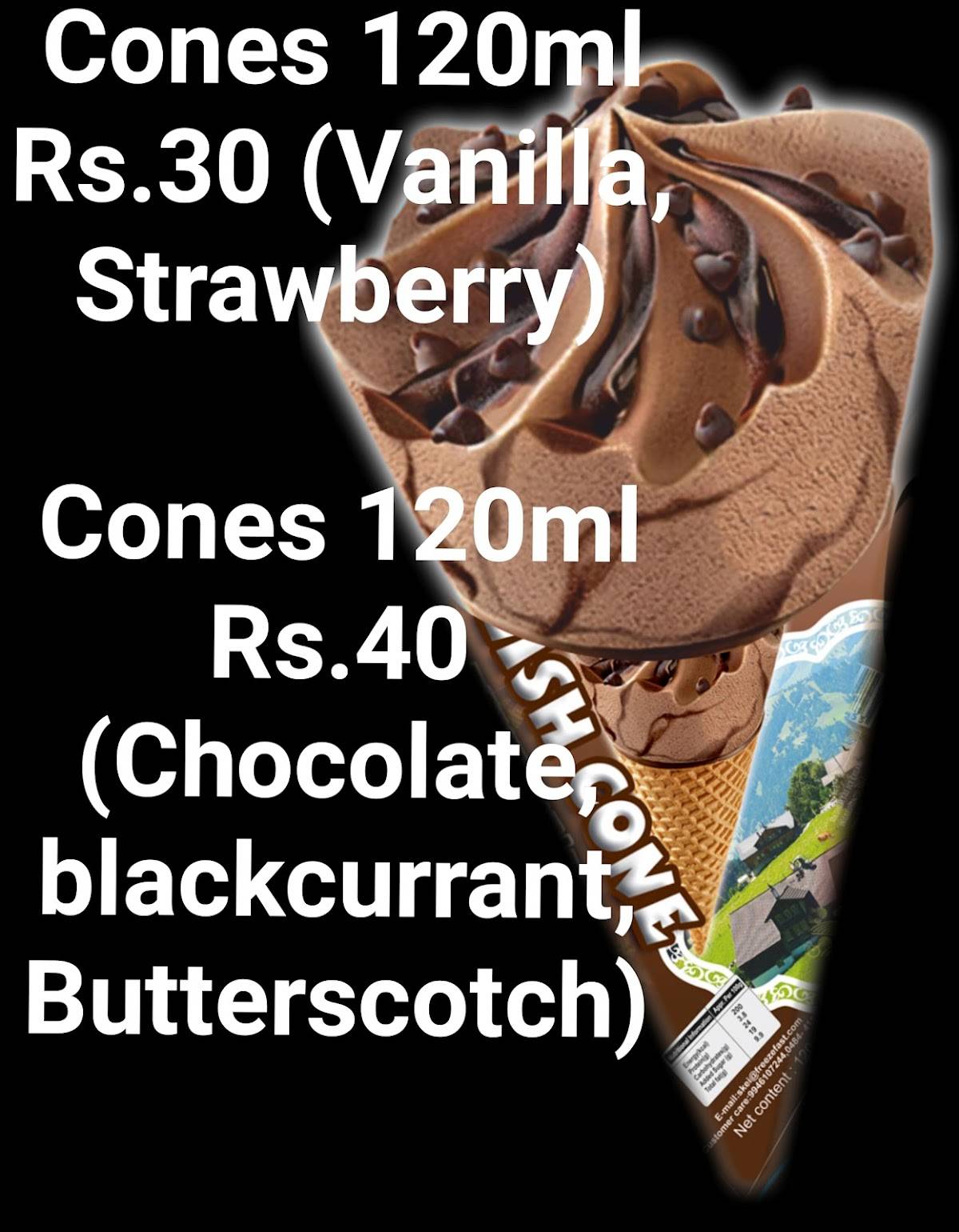 Menu at Amul Ice Cream Distributor, Jigarthanda, Kwality walls,ice ...