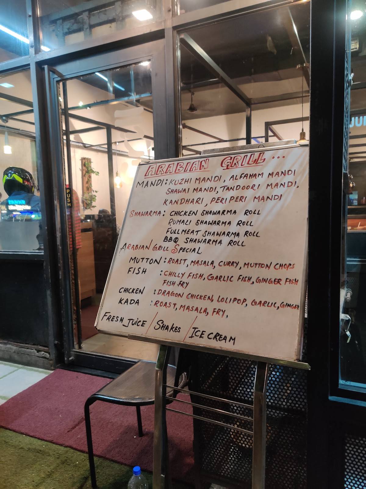 Menu at Arabian Grill, Thrissur, PKG PLAZA