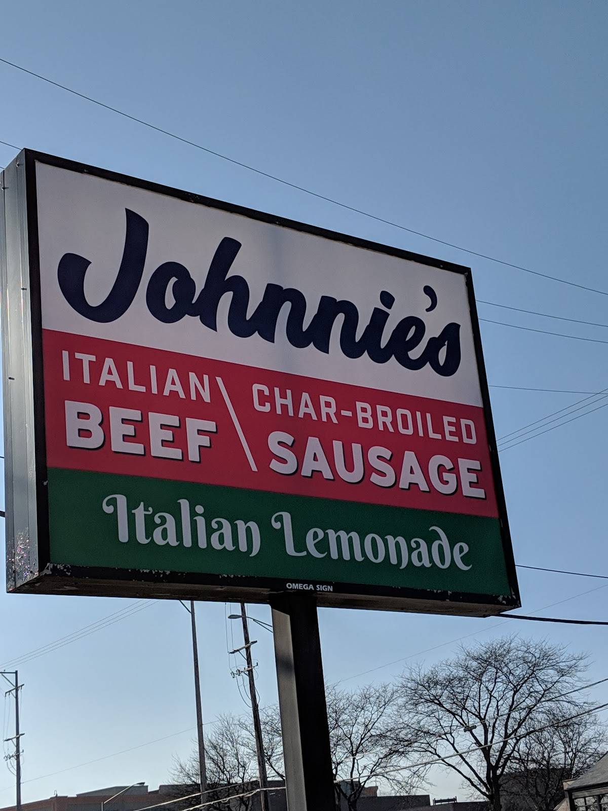 Menu at Johnnie's Beef restaurant, Arlington Heights, S Arlington ...