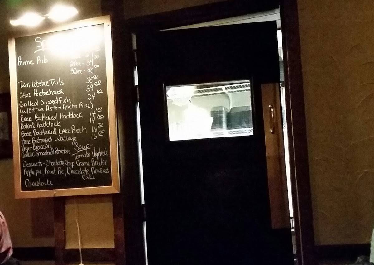 Menu at Art & Alma's Century Inn pub & bar, Burlington