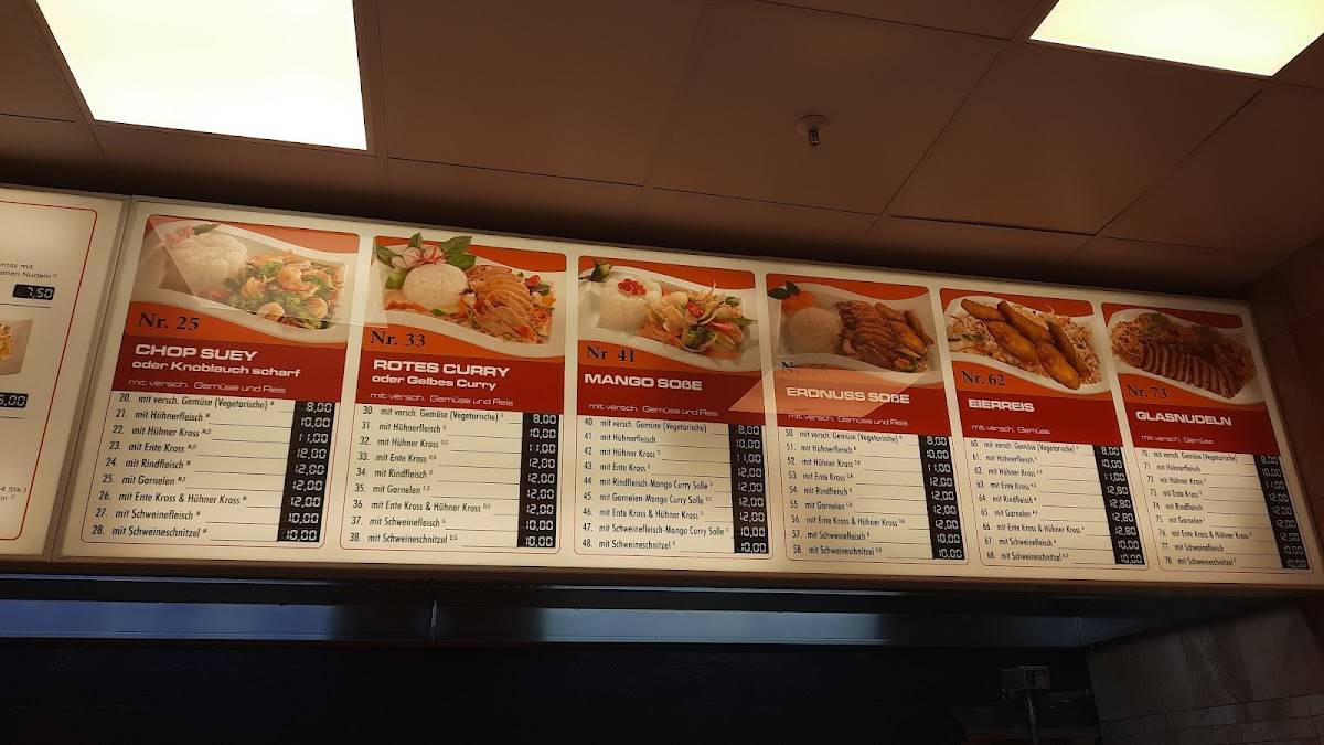 Speisekarte von Asia-Snack restaurant, Bad Freienwalde (Oder)