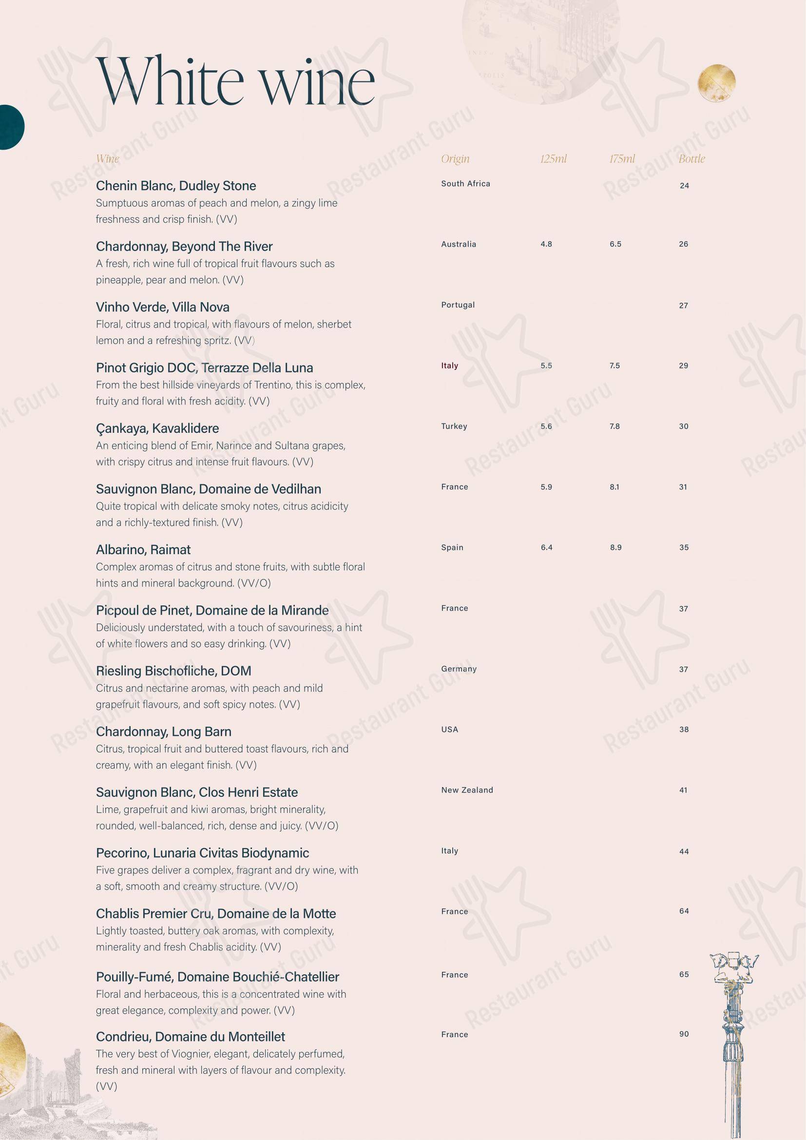 Menu at Ateesh restaurant, Newcastle upon Tyne
