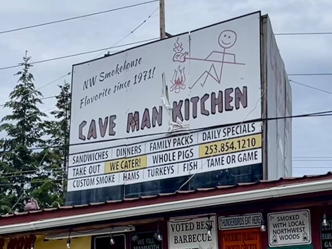Menu at CaveMan Kitchen BBQ, Kent